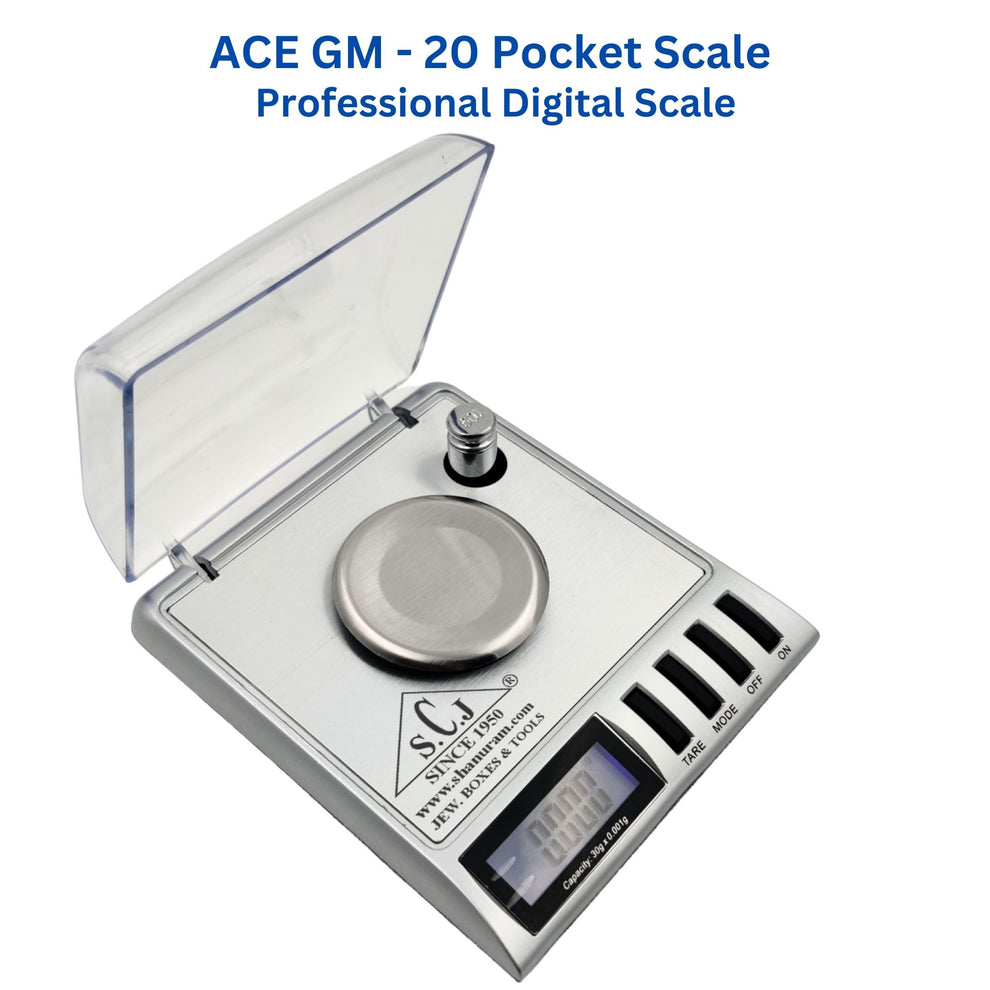 SCJ ACE GM-20 Pocket Scale – 20g x 0.001g Precision Digital Jewelry ...