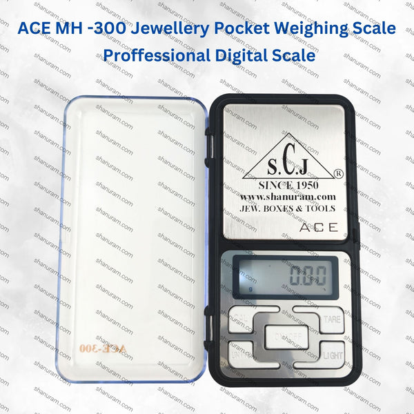 ACE MH-300 Pocket Weighing Scale – 300g x 0.01g Digital Jewelry Scale – TEZ RAFTAR