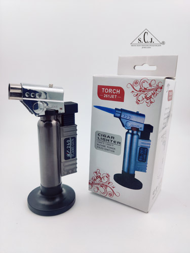 BS-261 Jet Torch Automatic , Adjustable Flame and Butane Refillable ...